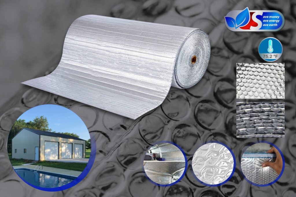 What is the R value of double bubble insulation Radiant Barrier USA